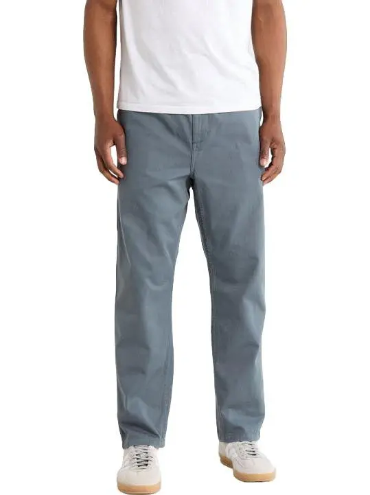 Carhartt Work In Progress Flint Straight Leg Twill Pants - Cozy Blue (garment)