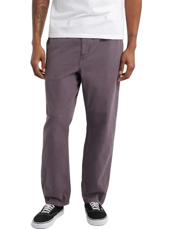 Carhartt Work In Progress Flint Straight Leg Twill Pants - Manta Garment Dyed