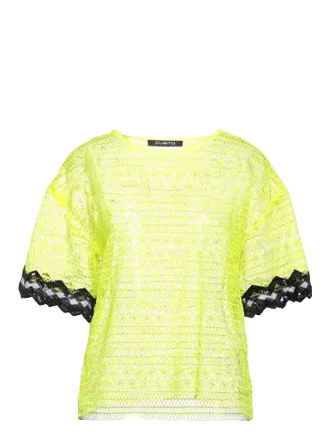 CUSTO BARCELONA Lace Top - Yellow