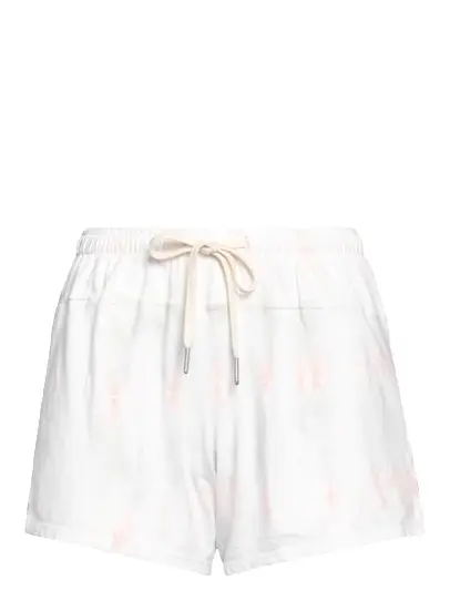 John Elliott Cotton High Waisted Shorts - White