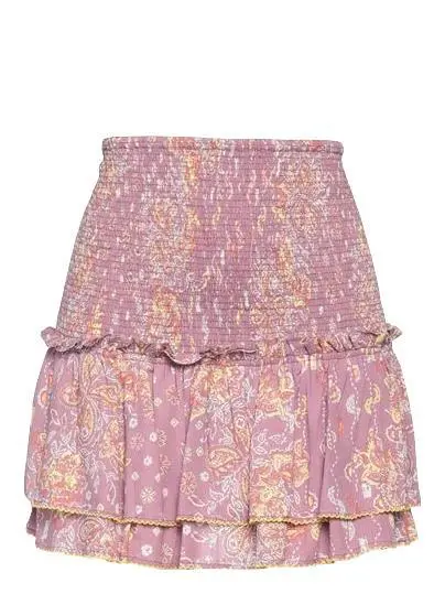 Poupette St Barth Mini Flared Skirt - Purple