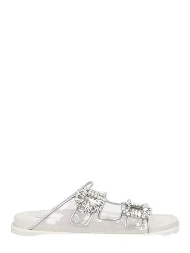ROGER VIVIER Sandals With Crystals - Transparent