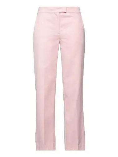 TWINSET Tapered Cotton-linen Pants - Pink