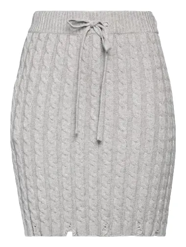 Pinko Mini Cable-knit Pencil Skirt - Grey