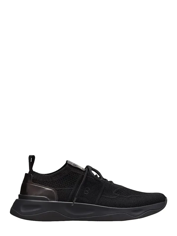 Berluti Shadow Knit Runner Sneakers - Jet Black