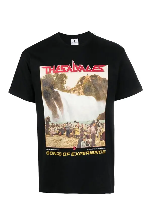 THE SALVAGES Graphic-print T-shirt - Black