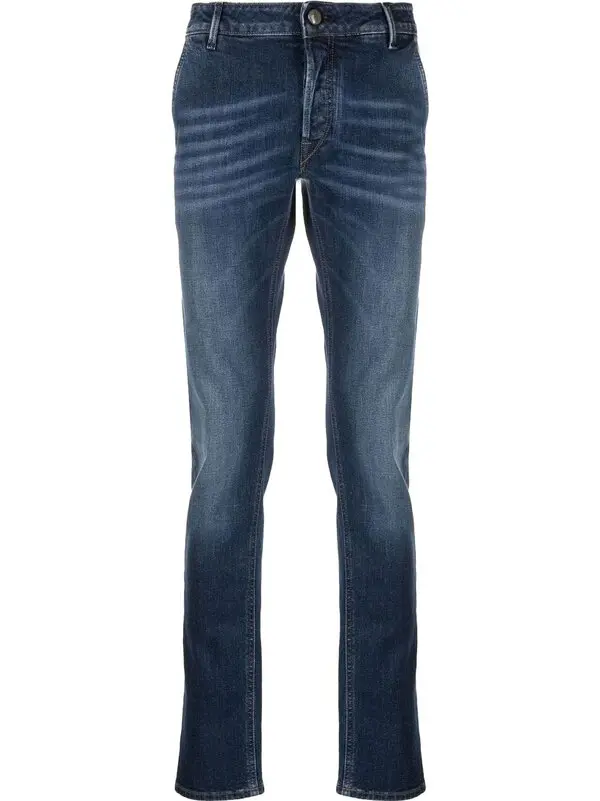 HANDPICKED Parma Straight-leg Jeans - Blue