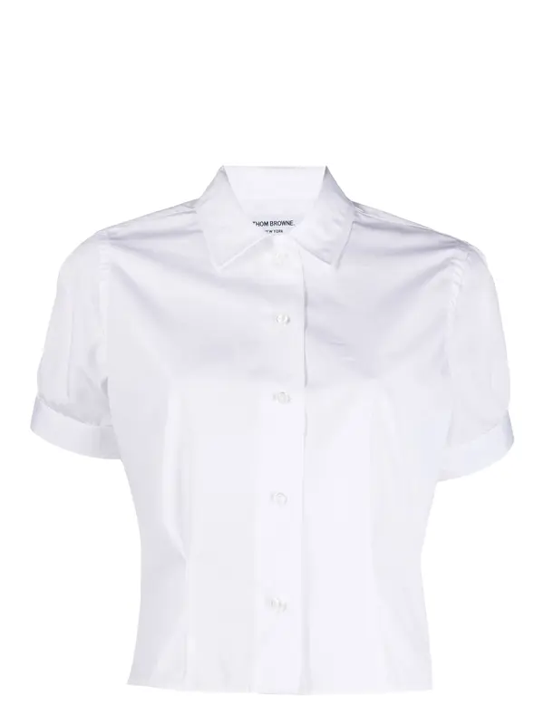 Thom Browne Cropped Shirt - White