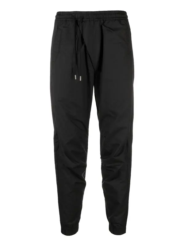 MAHARISHI Off-centre Drawstring Track Pants - Black