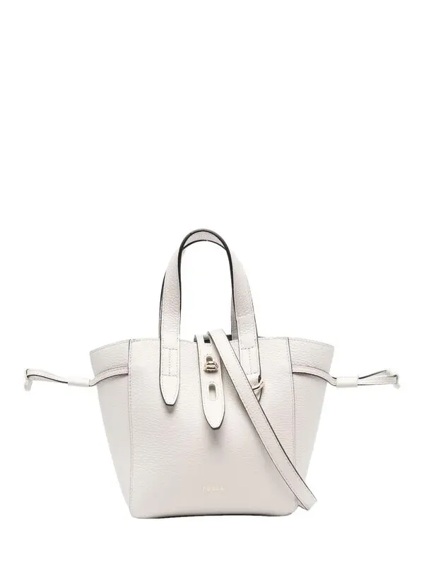 Furla Net Leather Tote - White