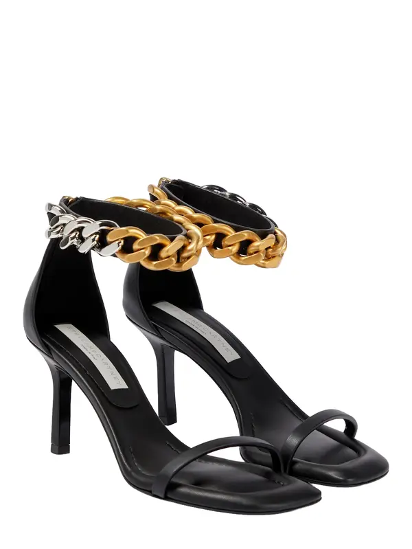 Stella McCartney Falabella High Heel Sandals - Black