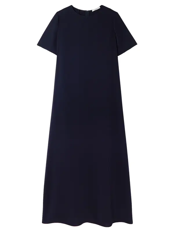 THE ROW Essentials Robi Cady Maxi Dress - Blue