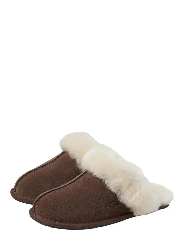 UGG Scuffette Ii Suede Sheepskin Slippers - Brown