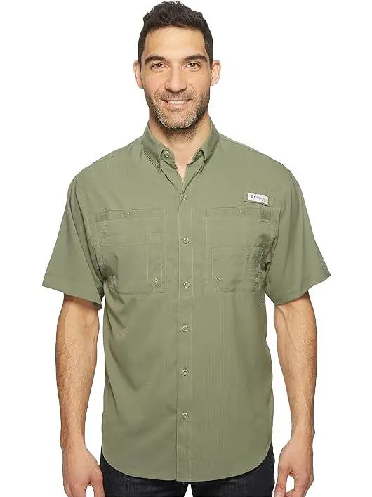 Columbia Tamiamitm Ii S/s Short Sleeve Button Up Beet - Green