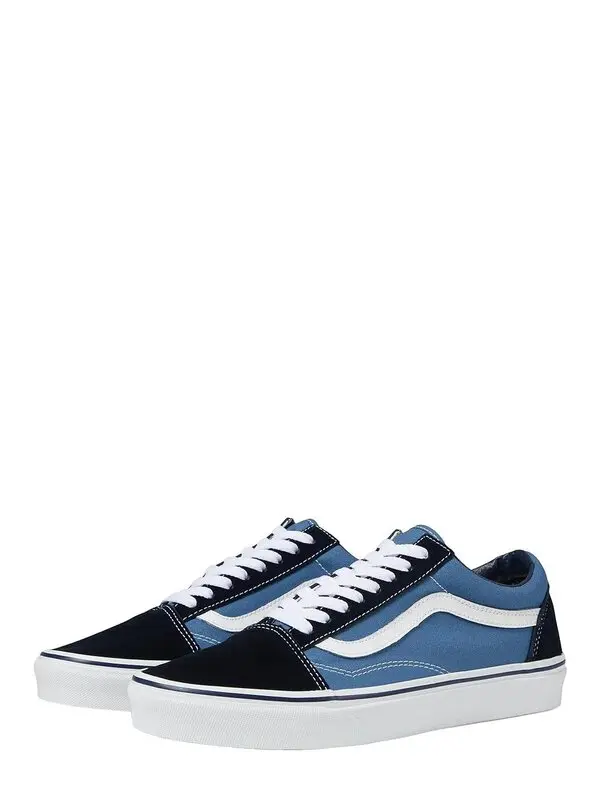 VANS Old Skool Low Top Casual Sneakers - Navy