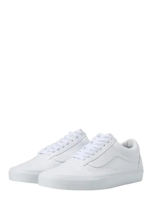 VANS Old Skool Low Top Casual Sneakers - White