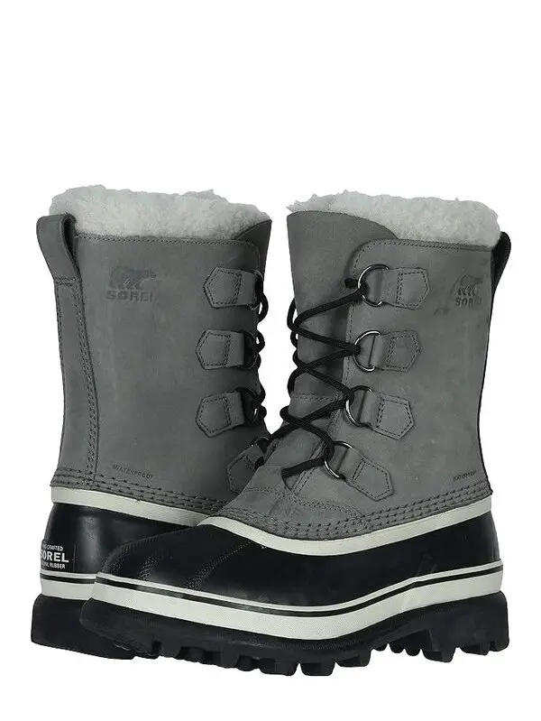 Sorel Caribou Lace-up Waterproof Boots - Gray