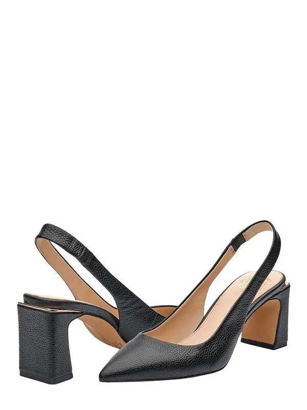 Vince Camuto Hamden Slingback High Heels - Black
