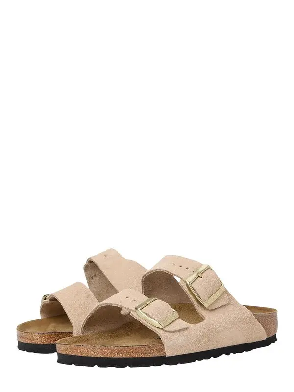 BIRKENSTOCK Arizona Suede Sandals - Brown