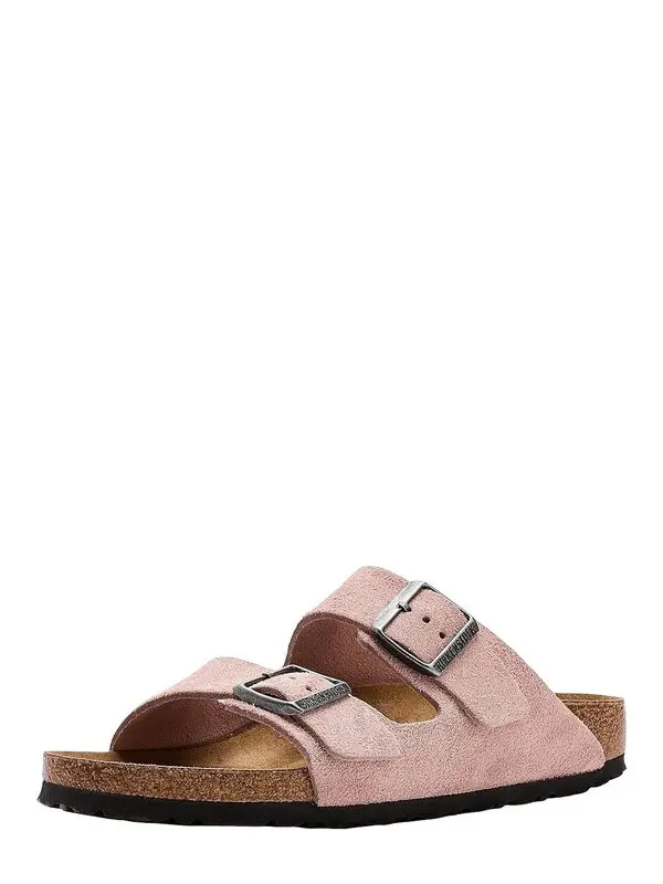BIRKENSTOCK Arizona Suede Sandals - Pink