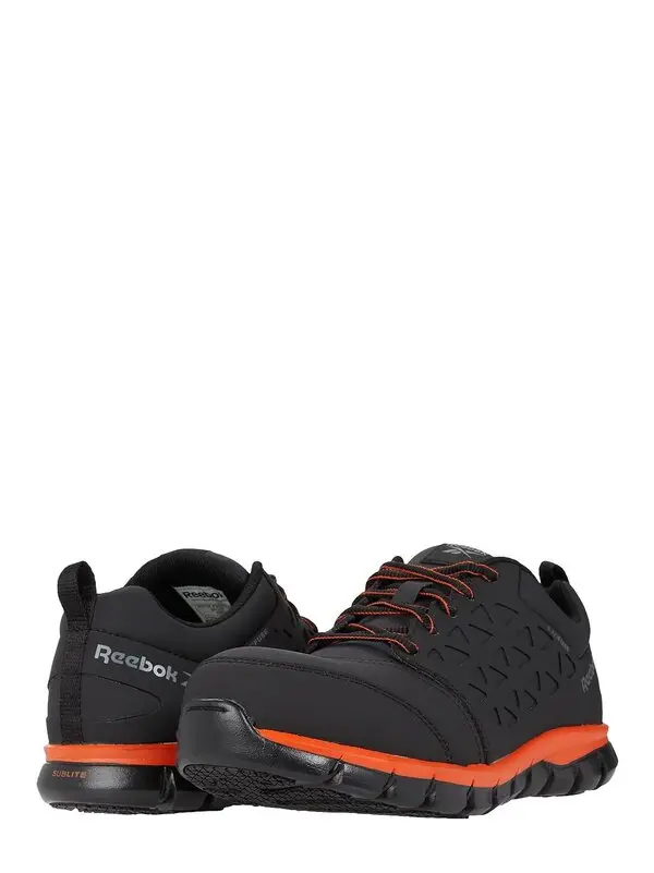 REEBOK Sublite Cushion Work Composite Toe Sneakers - Black