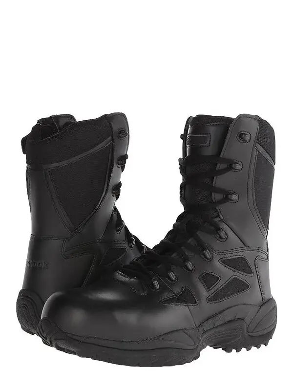 REEBOK Rapid Response Rb 8 Soft Toe Tactical Boots - Black