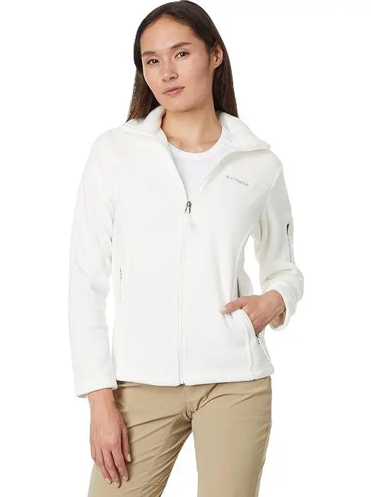 Columbia Fast Trek Ii Fleece Jacket - White