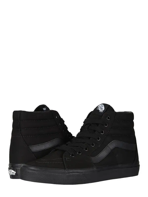 VANS Sk8-hi High Top Lace Up Sneakers - Black