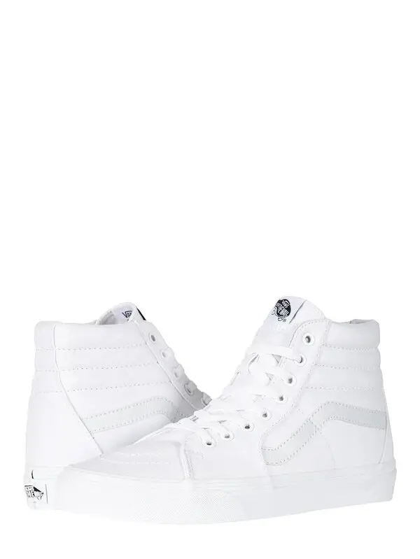 VANS Sk8-hi High Top Lace Up Sneakers - White