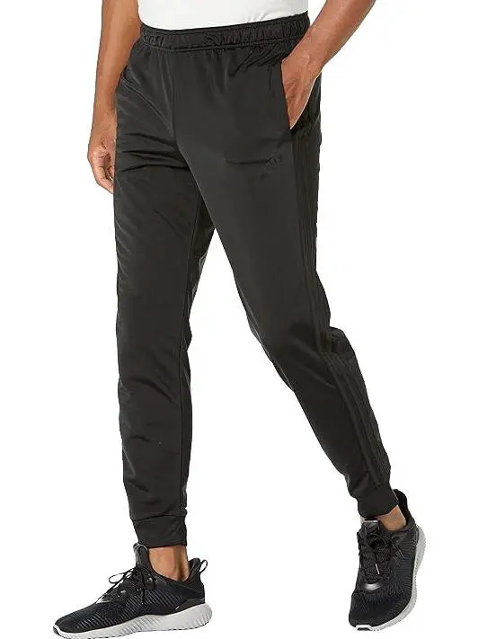 Adidas Essentials 3-stripes Tricot Jogger Pants Workout Dark Grey/solid Grey - Black