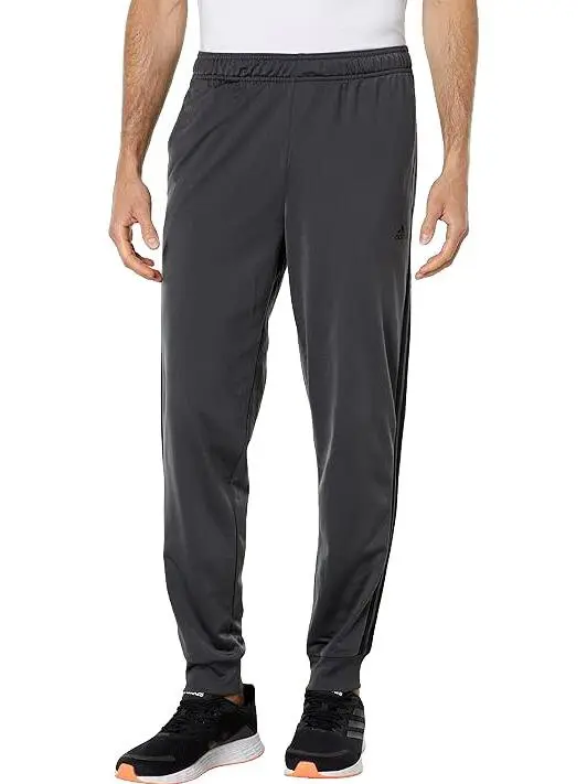 Adidas Essentials 3-stripes Tricot Jogger Pants Workout Dark Grey/solid Grey - Gray