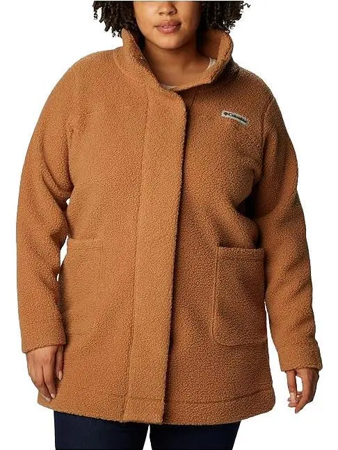 Columbia Fleece Long Jacket - Brown
