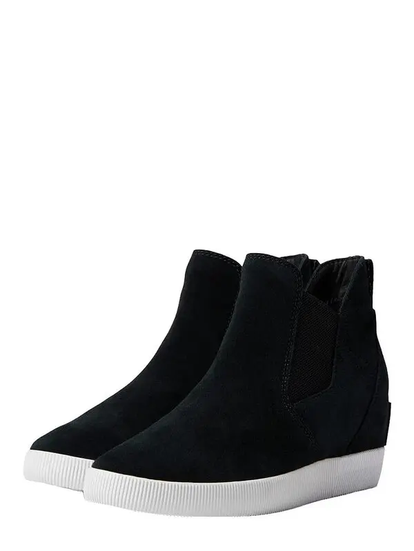 Sorel Out N About Slip-on Wedge Ii Casual Boots - Black