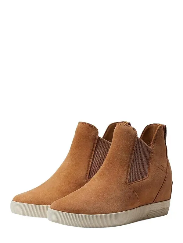 Sorel Out N About Slip-on Wedge Ii Casual Boots - Brown