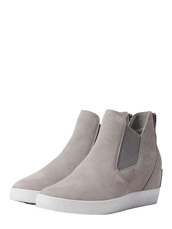 Sorel Out N About Slip-on Wedge Ii Casual Boots - Gray