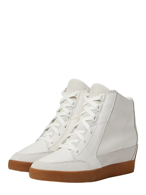 Sorel Out N About Wedge Ii Lace-up Sneakers - White