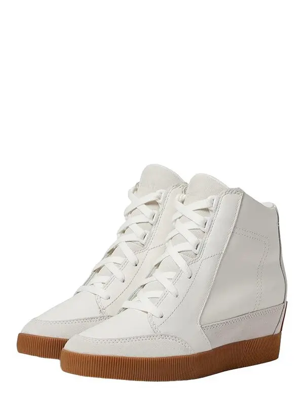 Sorel Out N About Wedge Ii Lace-up Sneakers - White