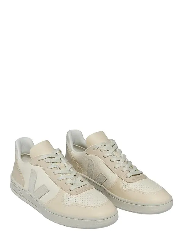 VEJA V-10 Lace-up Sneakers - Beige