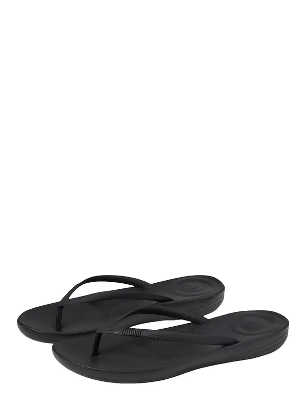 Fitflop Iqushion Ergonomic Flip-flop Sandals - Black