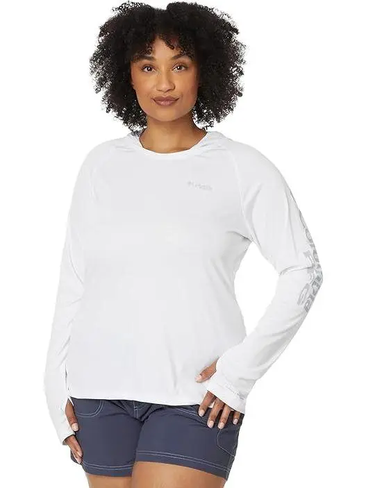 Columbia Tidal Tee Hoodie With Upf 50 Protection - White
