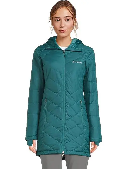 Columbia Heavenly Long Hooded Jacket - Blue