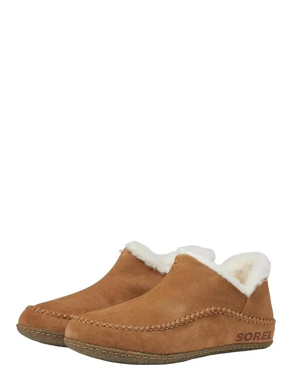 Sorel Suede Wool Lined Slippers - Brown