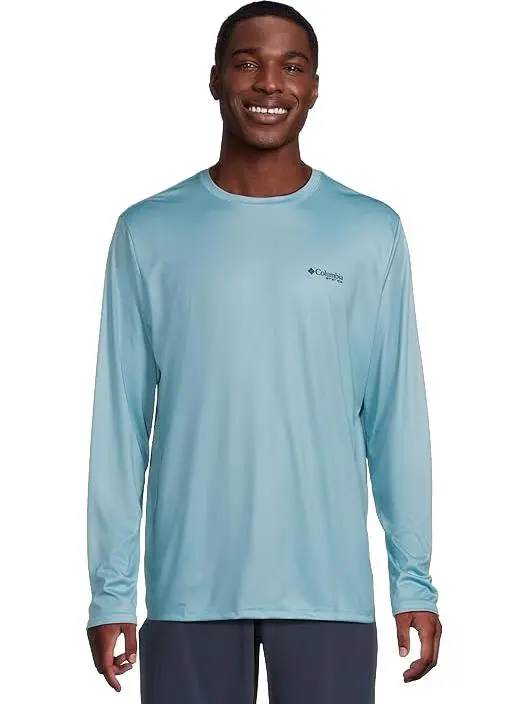 Columbia Terminal Tackle Pfg Fishtm Long Sleeve Shirt - Blue