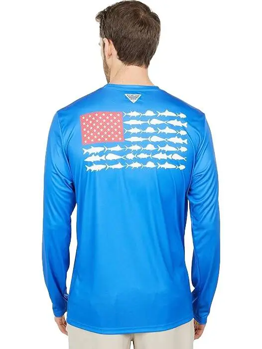 Columbia Terminal Tackle Fishtm Long Sleeve Shirt - Blue