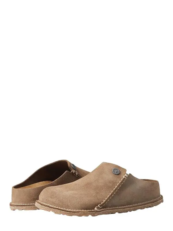 BIRKENSTOCK Zermatt 365 Suede Slip-on Slipper - Taupe