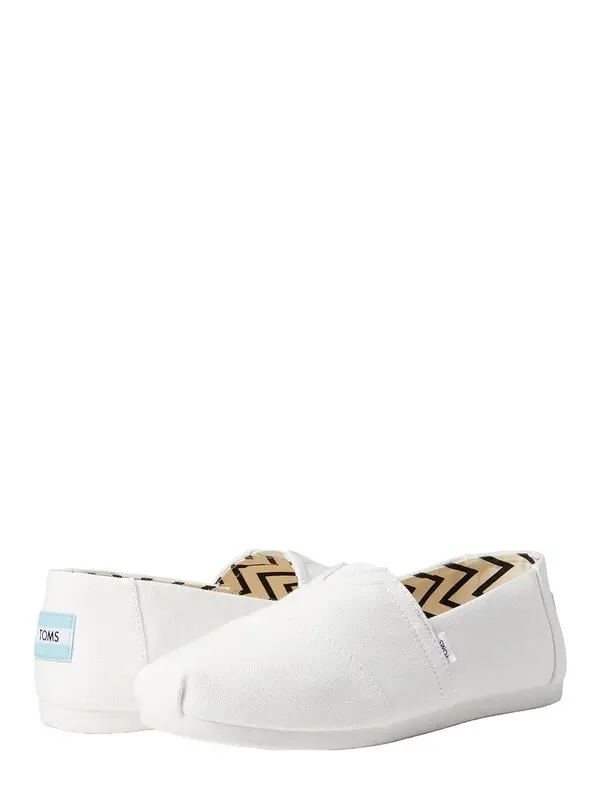 Toms Classic Alpargata Flat Shoes - White