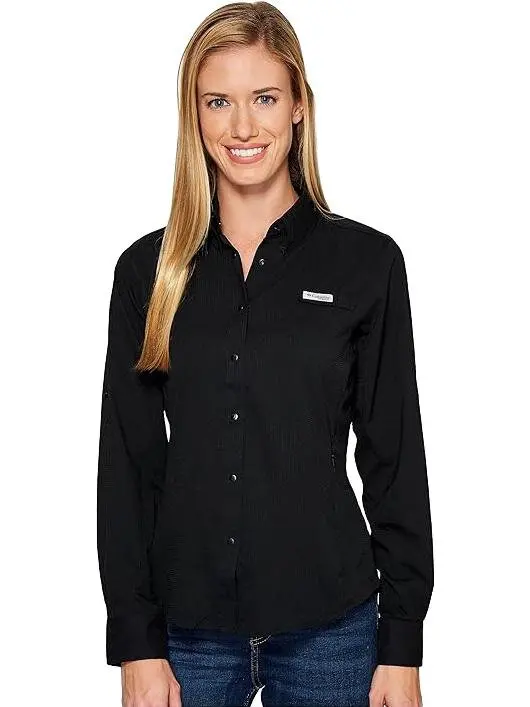 Columbia Tamiami Ii Long Sleeve Shirt - Black