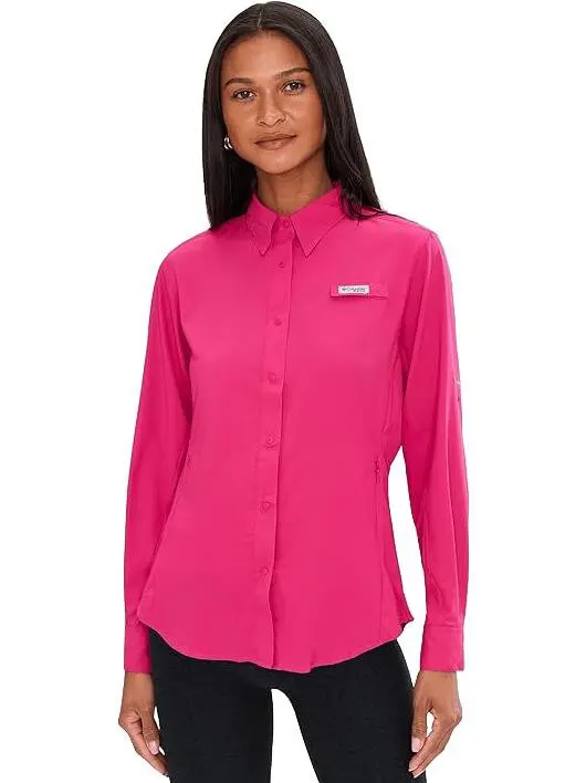 Columbia Tamiami Ii Long Sleeve Shirt - Pink