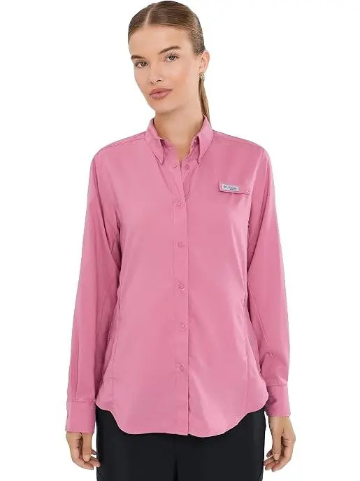 Columbia Tamiami Ii Long Sleeve Shirt - Rosette