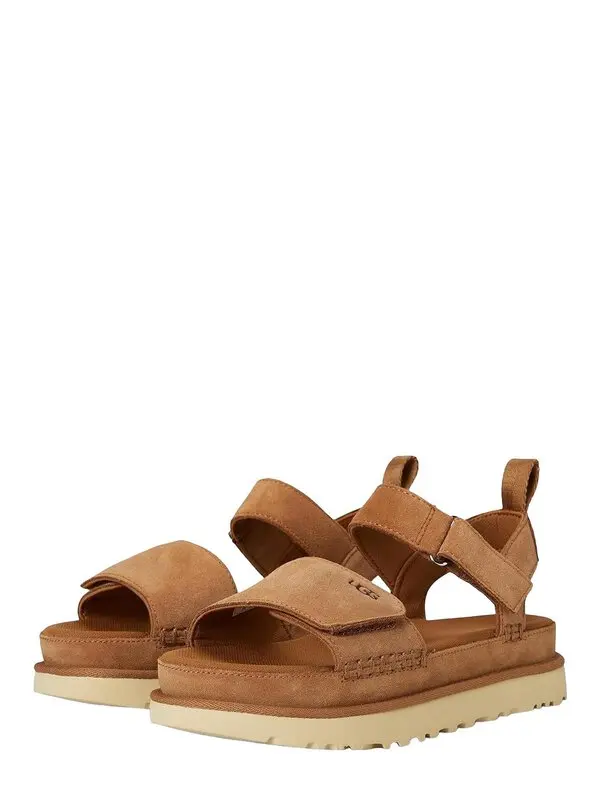 UGG Goldenstar Platform Sandals - Brown